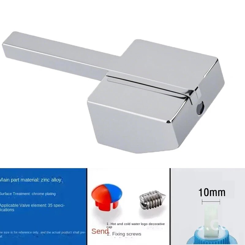 BECOLA Ручки для смесителей Chrome 4