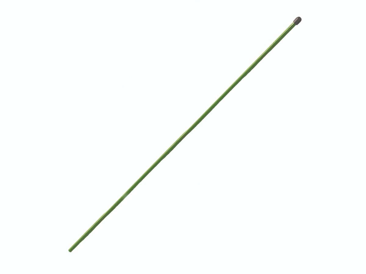 Колышек садовый 'Садовита' 100см, диаметр 1см, металл, зеленый / черный (комплект 10шт)