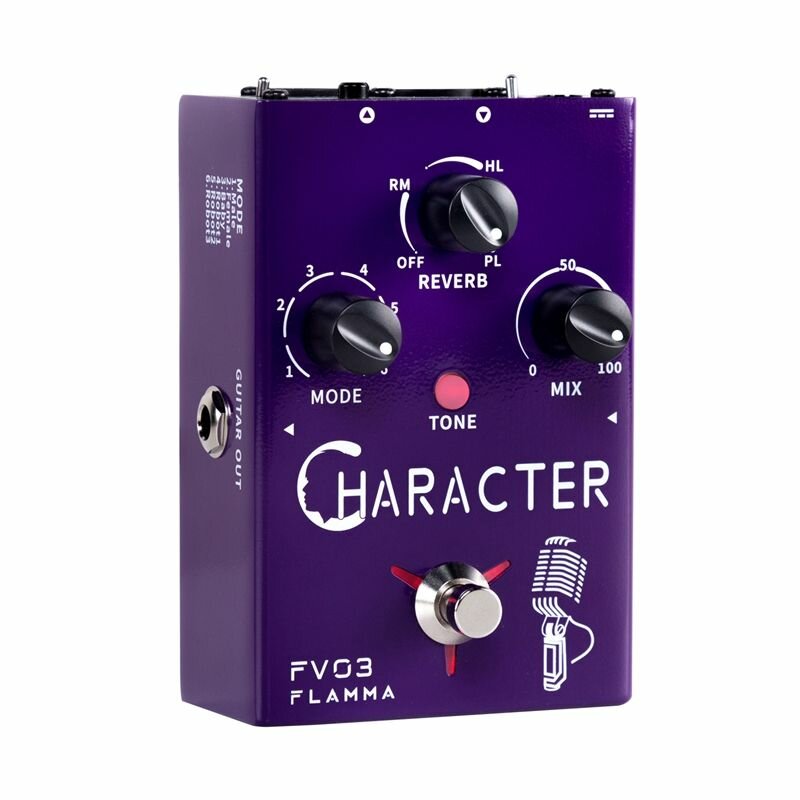 FV03 Процессор вокальных эффектов 6 характерных режимов с эффектами реверберации, фантомное питание 48 В, британская вилка