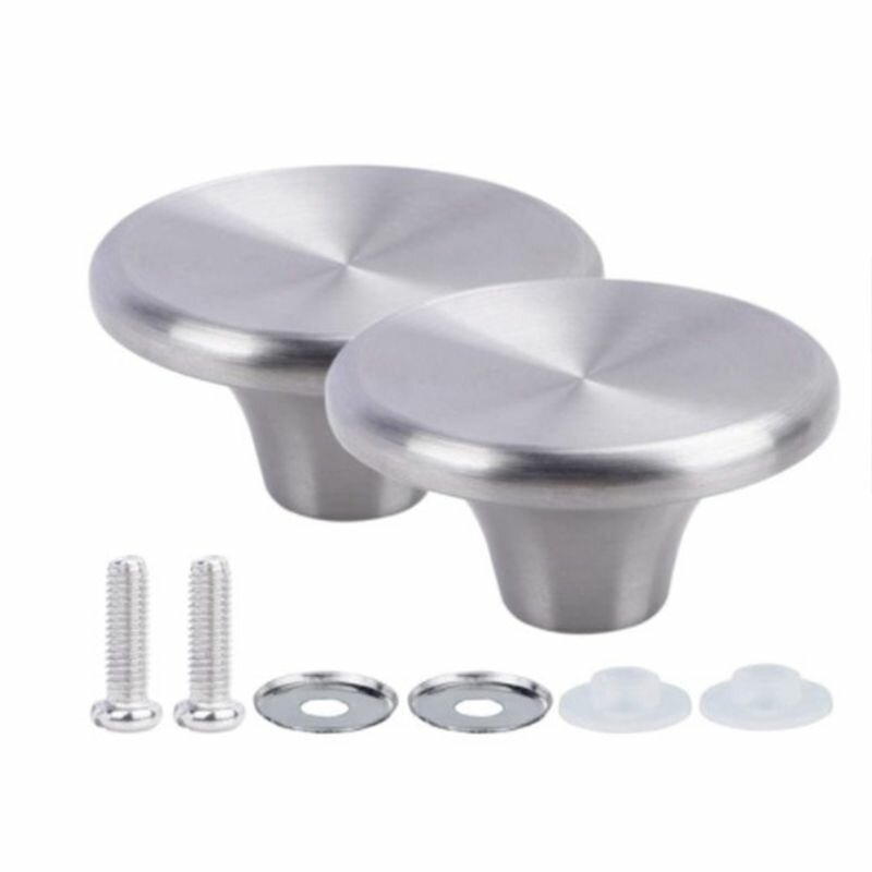 Термостойкая ручка для крышки кастрюли и сковороды из нержавеющей стали, удобная и безопасная, 2 штуки в наборе