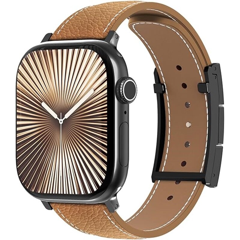 Кожаный магнитный ремешок для Apple Watch Band 42мм 44мм 45мм 46мм 49мм браслет для iWatch Ultra SE3 серии 11/10/9/8/7/6/5/4/3/2/1, кожа, Apple Watch 45 мм, Apple Watch 44 мм, Apple Watch SE 44 мм