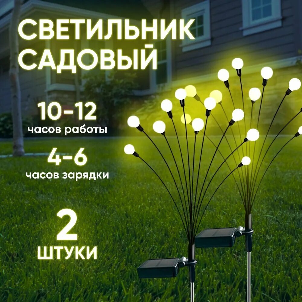 Уличный светильник, количество ламп:10шт