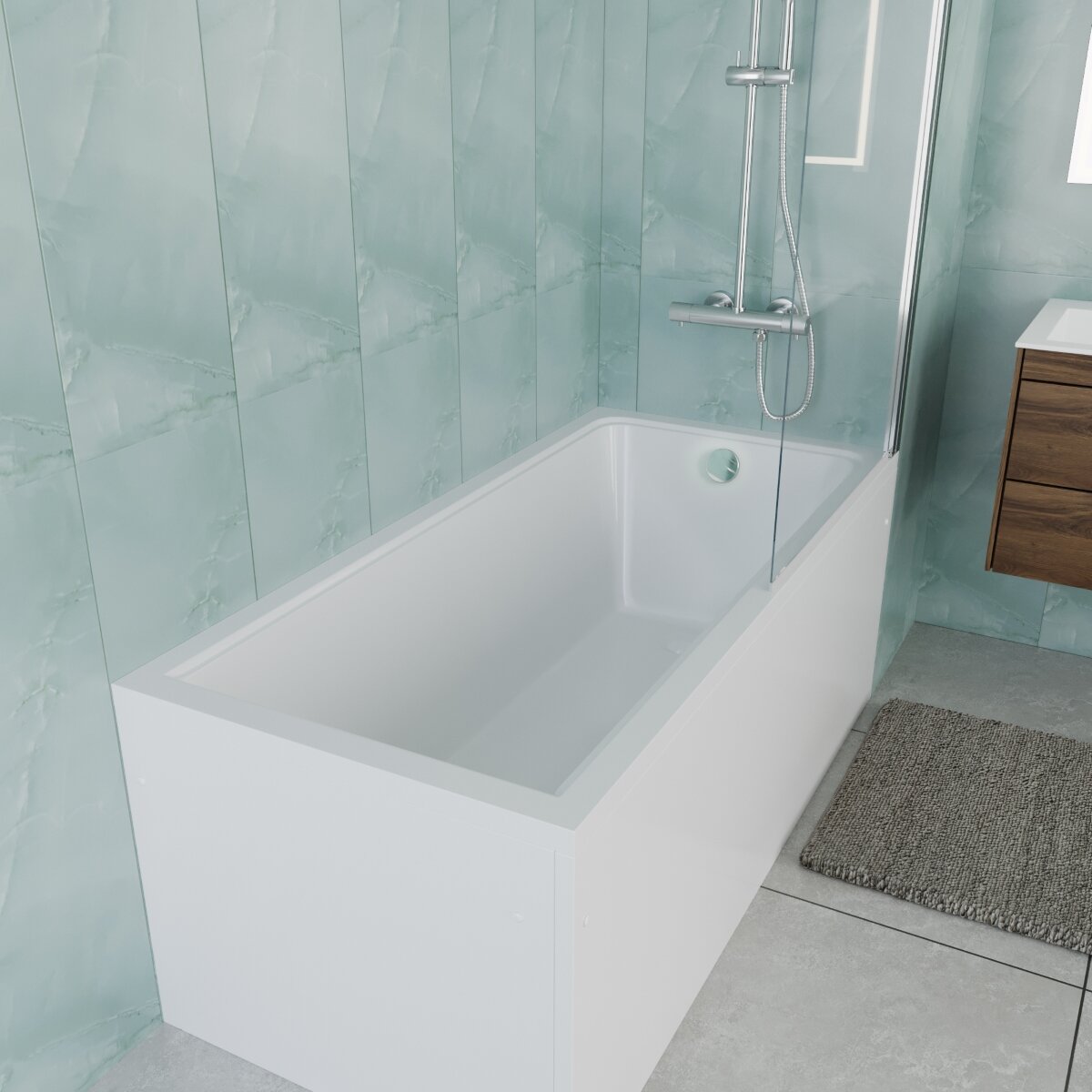 Акриловая ванна Vincea 150х70 VBT-2G150-FR