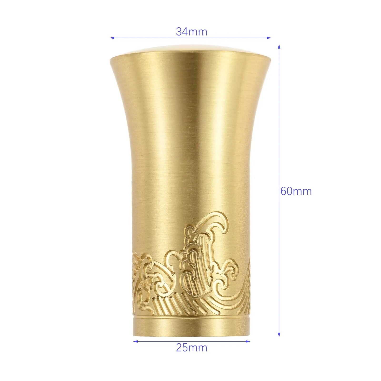 Золотые чехлы для ног мебели из латуни 25-150 мм B