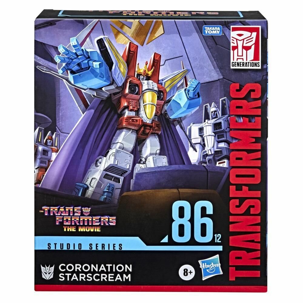 Трансформеры Игрушка хасбро 86-12 Coronation Starscream Leader Class Transformers Studio Series Transformers: The Movie 86