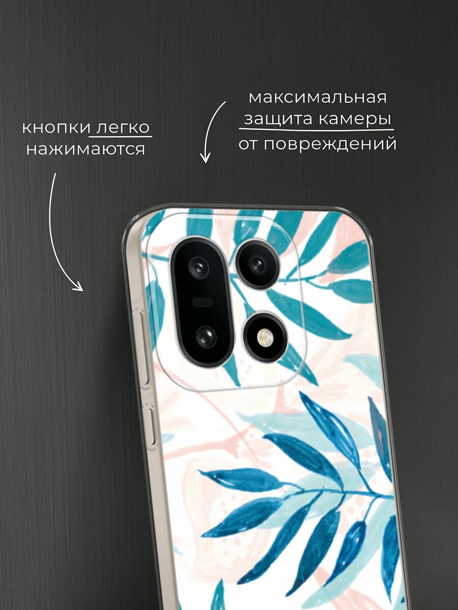 Чехол на OnePlus 15 / Ван Плас 15 с принтом Акварельные веточки — фото 1