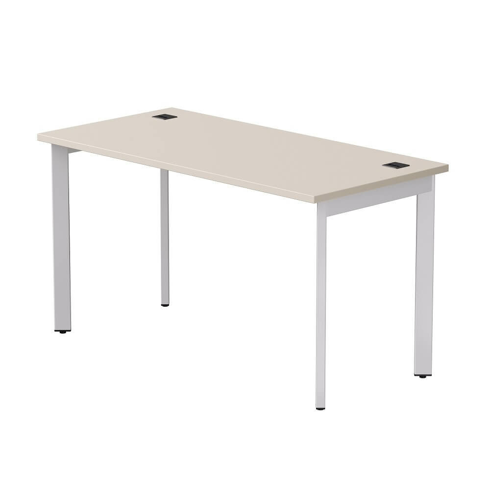 Письменный стол на металлокаркасе Everprof ЭВО/EVO 254S003 (45 гр.) Кашемир/Белый мет. 1380*670*755