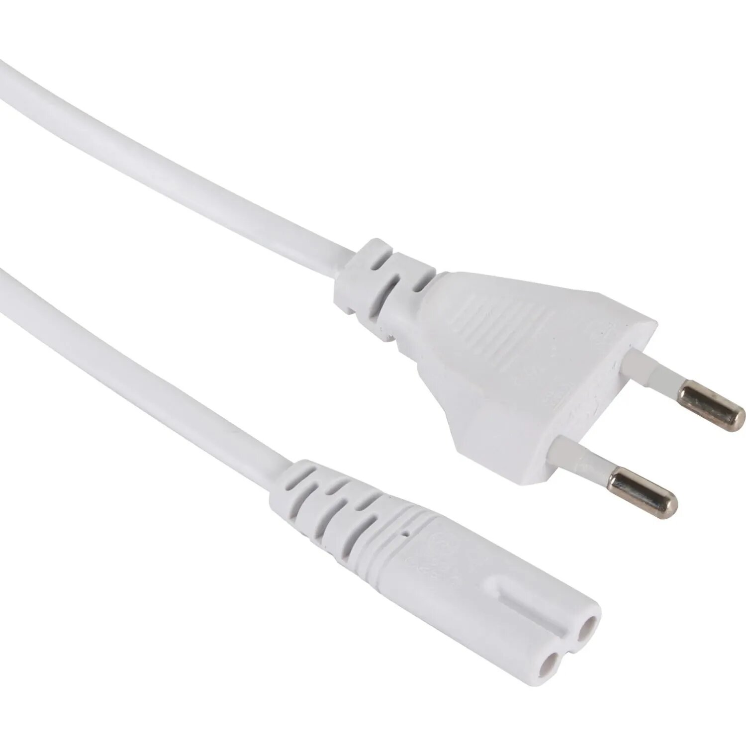 Кабель для аудио-видео IEC-320-C7, 2-pin 1.8m , белый, iOpen