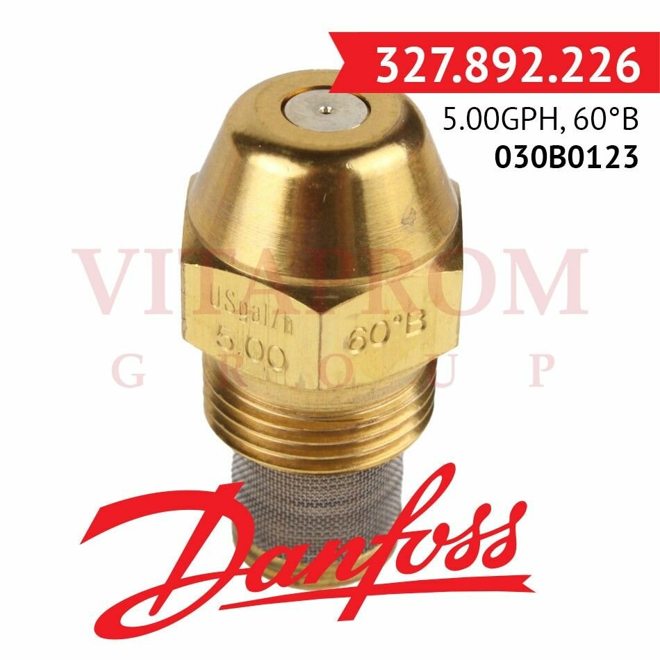 Форсунка Danfoss 5.00GPH, 60B, 030B0123 — фото 1