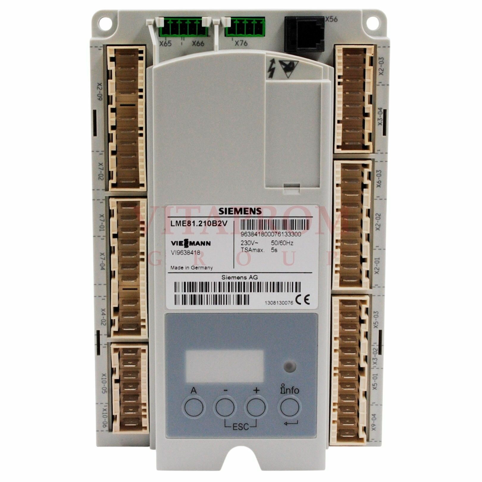 Блок управления горением Siemens LME81.810 A2V, автомат горелки 230 В, контроллер пламени, для газовых и жидкотопливных горелок котлов и промышленного отопительного оборудования