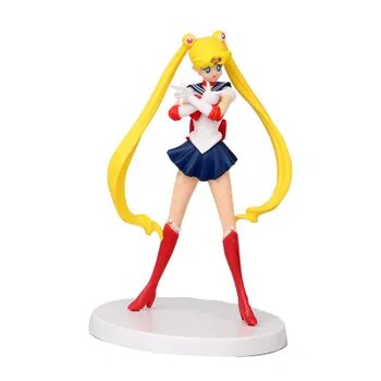 Сейлор Мун Цукино Усаги Аниме фигурки СейлорМун игрушки для детей / sailor moon (18см, пакет)-