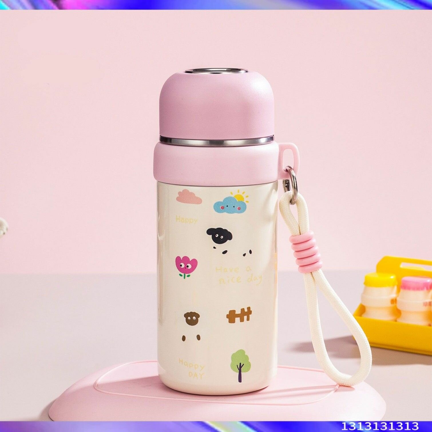 Эксклюзивная термоколба 316 на 350 мл с вакуумными стяжками