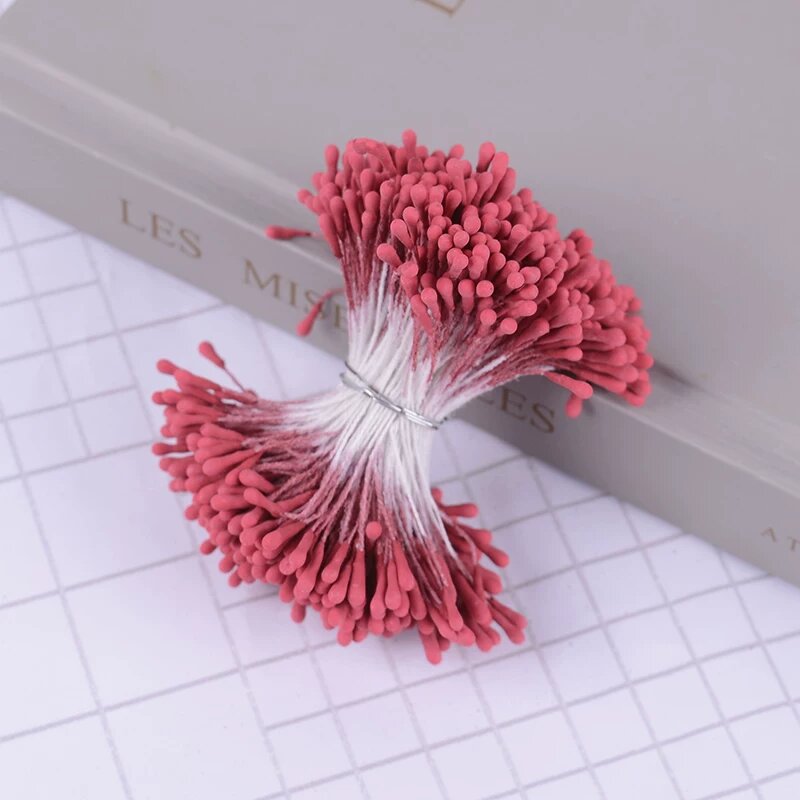 Искусственные матовые тычинки 1,5 мм, центры цветов, сердцевины цветов, материалы и аксессуары для рукоделия, для