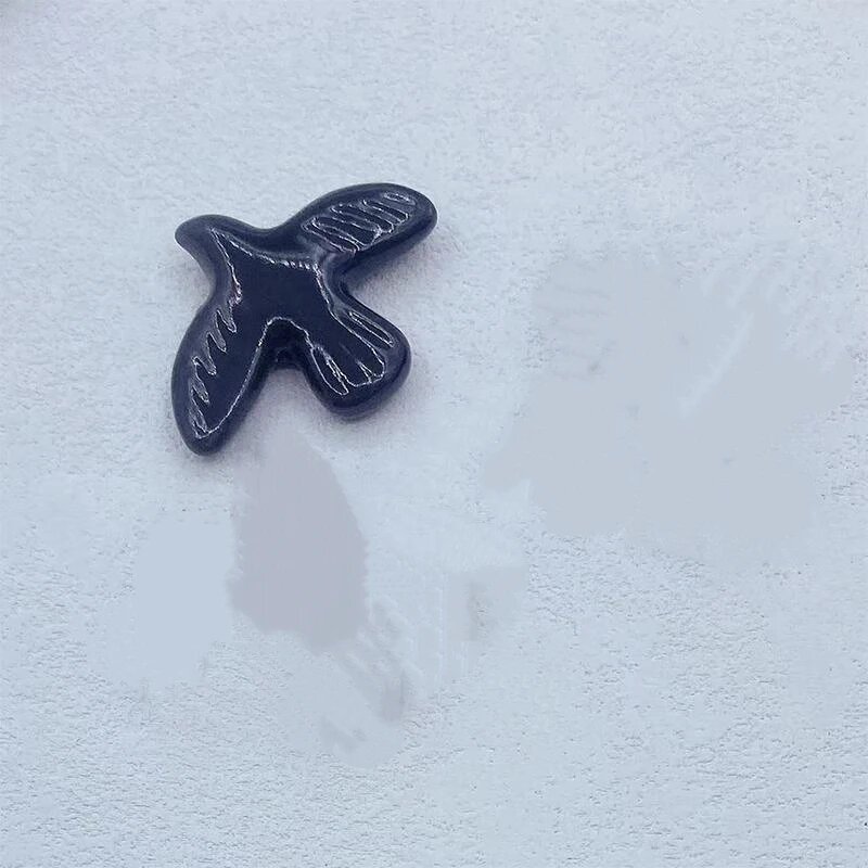 Керамические бусины в форме голубей 10 шт. one size A2