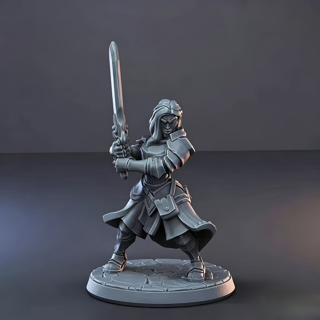 51mm Неокрашенная фигурка дикого воина-варвара Savage Barbarian Warrior 5 из ABS для настольных ролевых игр, DIY сборка и раскраска
