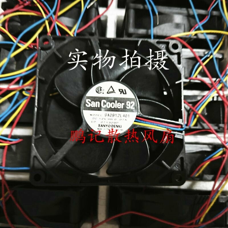 9A0912L401 DC12V 0.07A 9025 шасси Ультра-тихое охлаждение, вентилятор