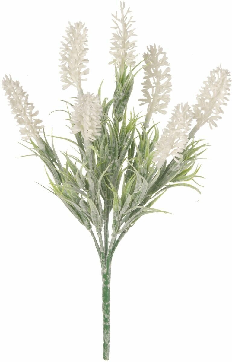 Искусственные цветы ENGARD "Лаванда", белые, пластик/металл/текстиль, 30см