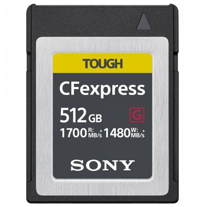 Карта памяти Sony CFexpress Type B 512GB R1700/W1480MB/s (CEB-G512)