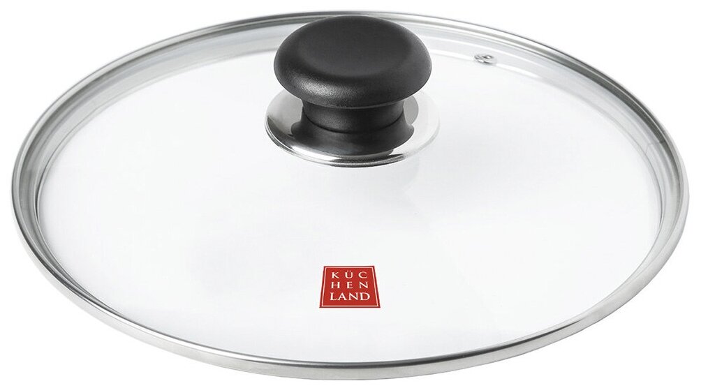 Крышка, диаметр 20 см, стекло/металл, Action Accessory, Kuchenland