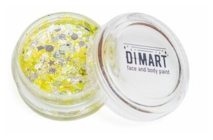 Крем-блёстки DIMART 10гр. "Солнечный зайчик"