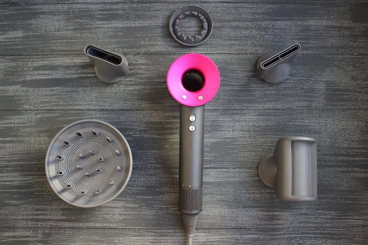 Интеллектуальный фен для волос Super Hair Dryer 1600 Вт, 3 режима, 5 ...