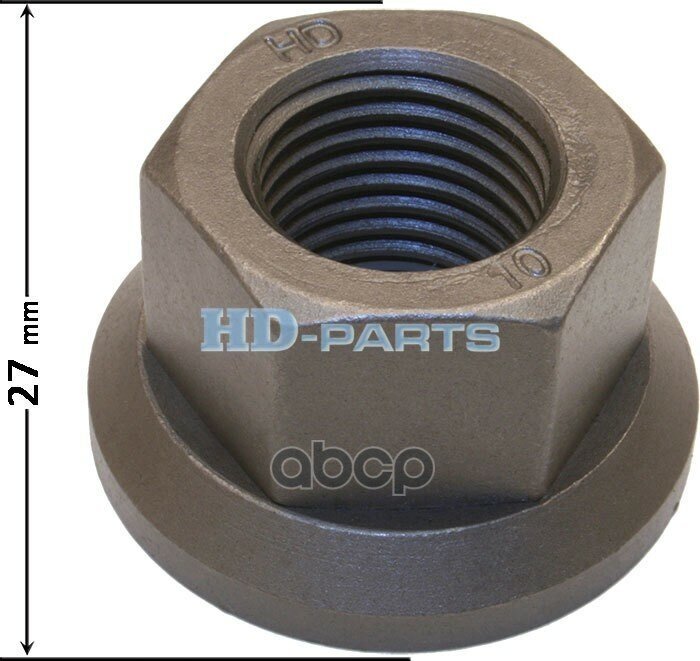 Гайка колеса SCANIA P, G, R, T (M22х7/8"-11BSF/h-30/ключ 33мм) юбка подвижная HD-PARTS HD-parts арт. 309200