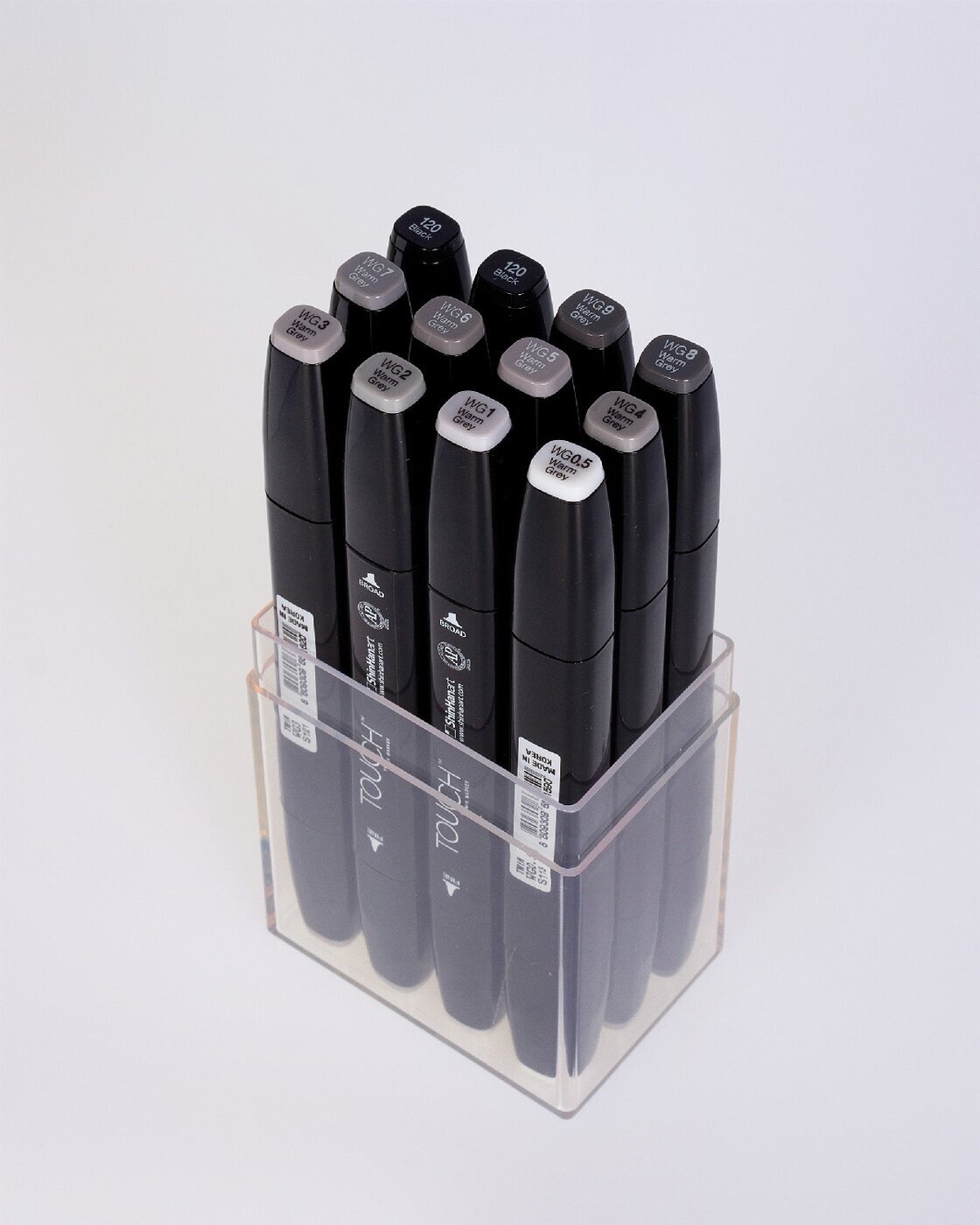 Набор маркеров TOUCH TWIN Warm Grey 12цв. теплые серые тона