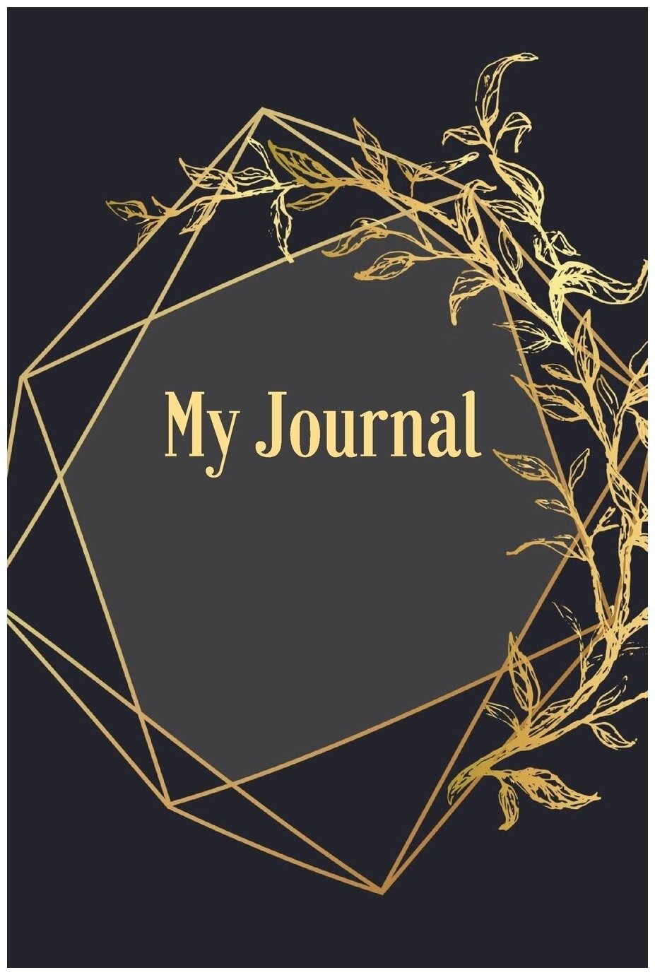 My journal|Luxury Cover design Bullet Journal | Dot Grid Notebook | Dotted Notebook | 6"x9" 110 pages