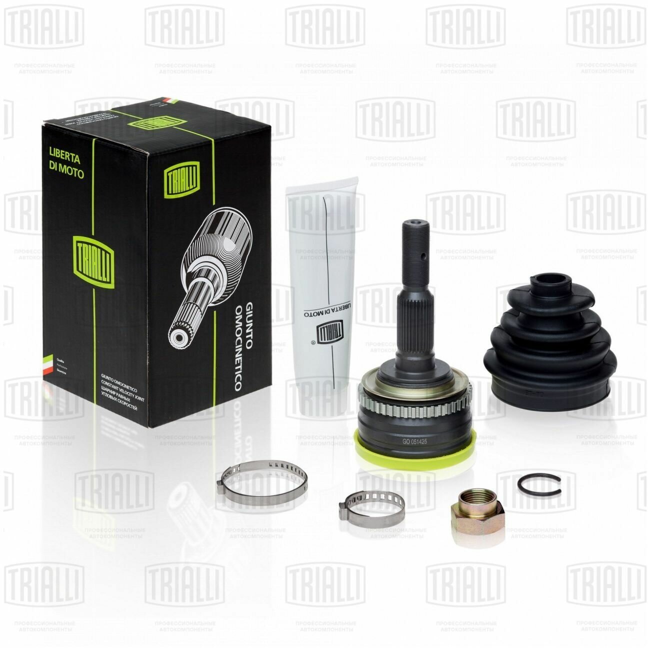 ШРУС для а/м Daewoo Nexia (95-)/Chevrolet Lanos (97-) ABS (наруж.) (GO 051425), TRIALLI GO051425