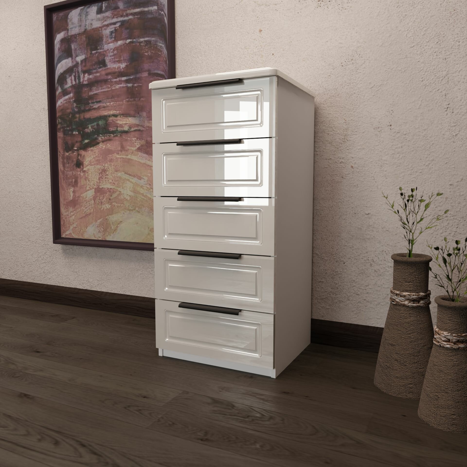 Комод 600-5 Катерина профильные ручки