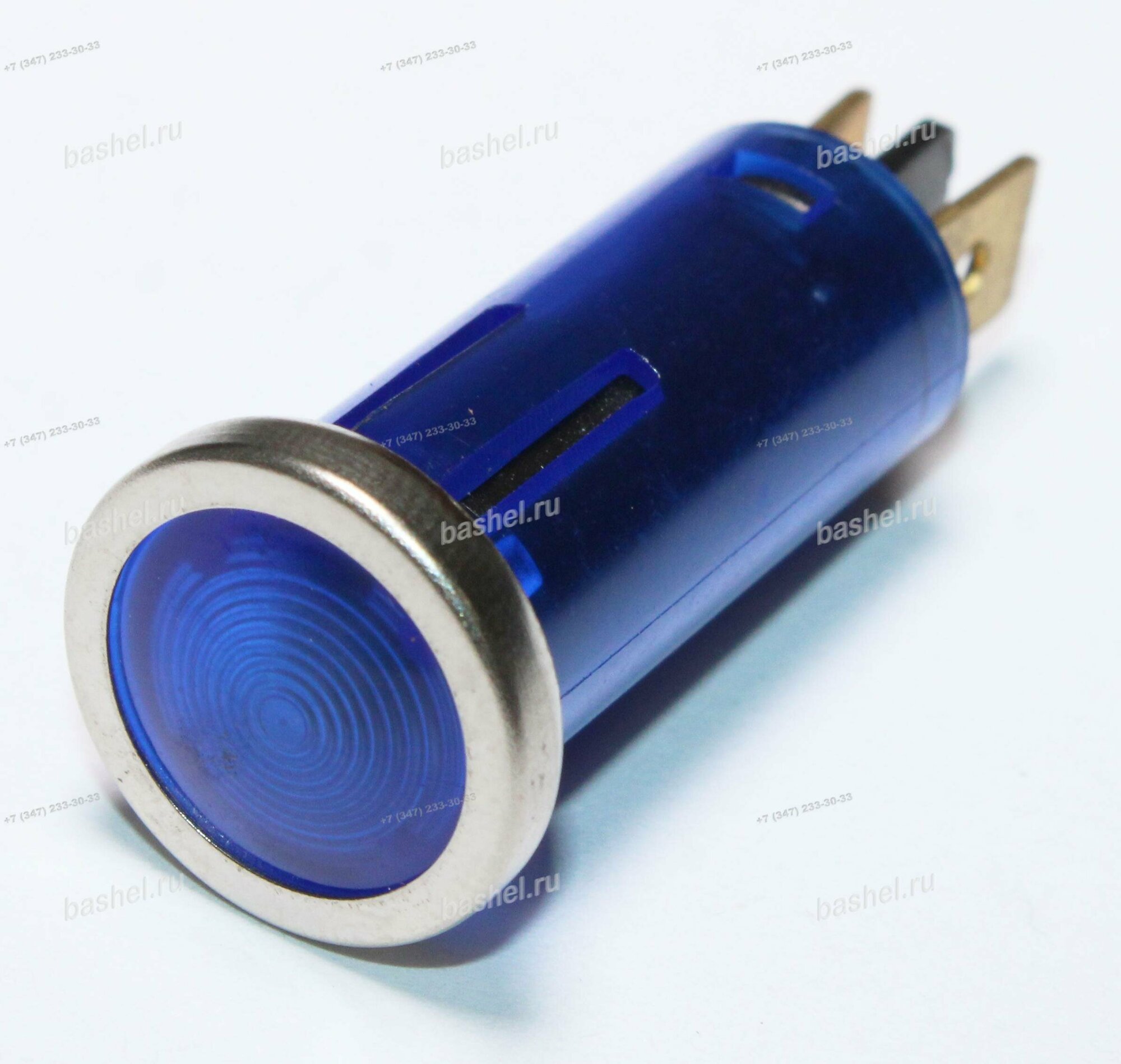Лампа индикаторная WL-02(bl) 12В синяя