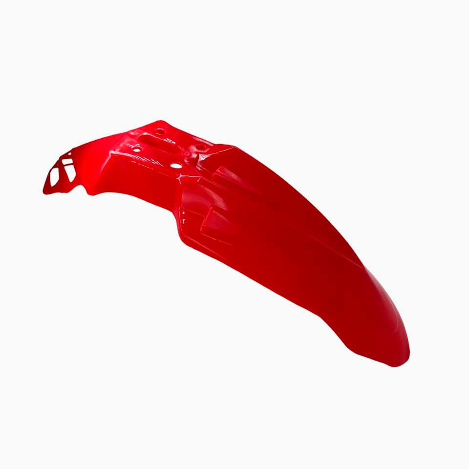 Крыло переднее на мотоцикл ENDURO CROSS , Питбайк ( красное )