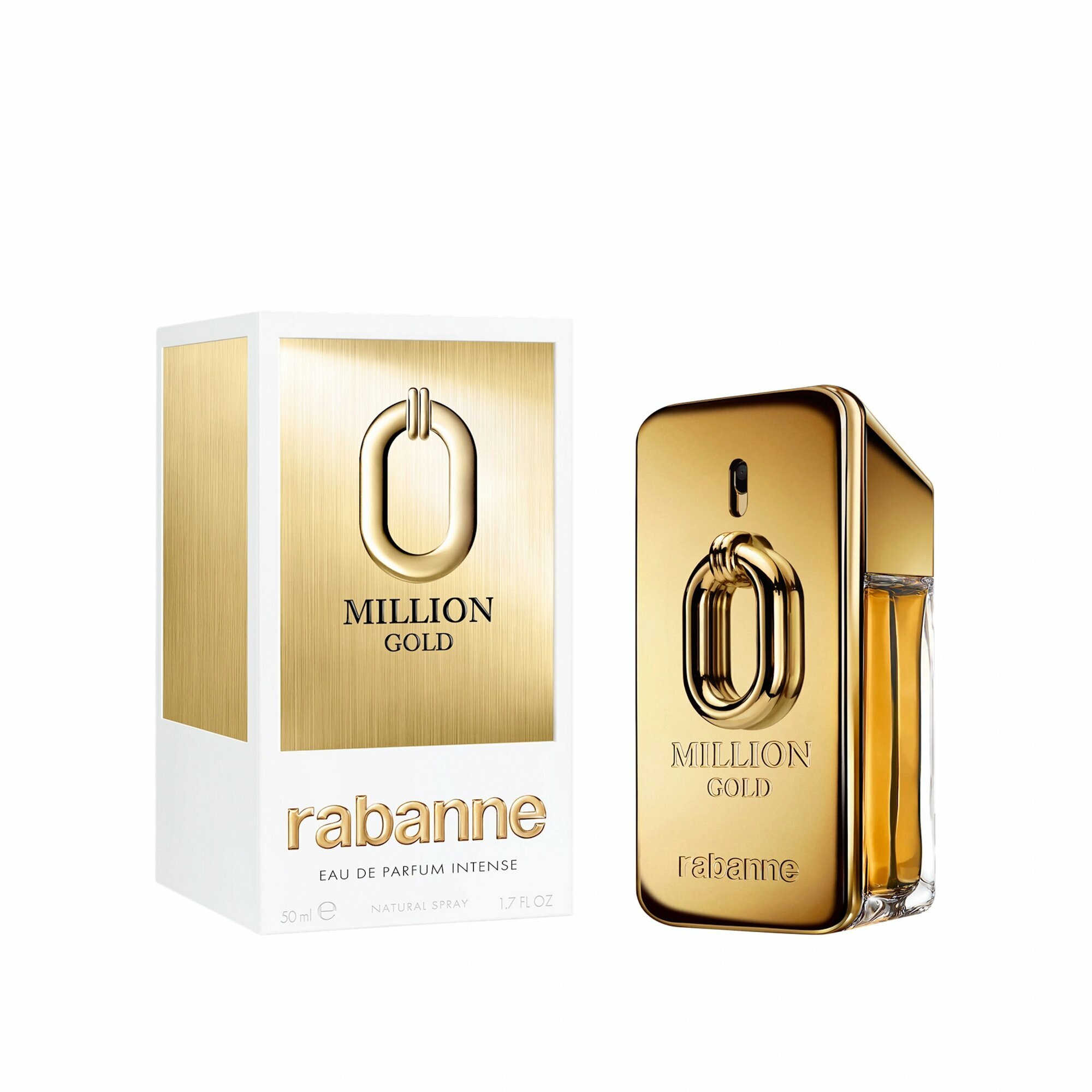 Парфюмерная вода Paco Rabanne "Million Gold", для мужчин, древесный аромат, 50мл