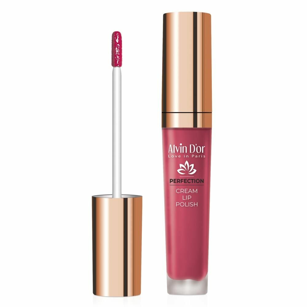Alvin D'or, Кремовый лак для губ "Perfection" тон 01 сabaret (ярко-розовый)