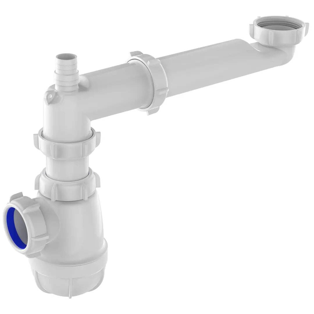 Сифон для раковины Equation поворотный 40 мм без выпуска 1 отвод