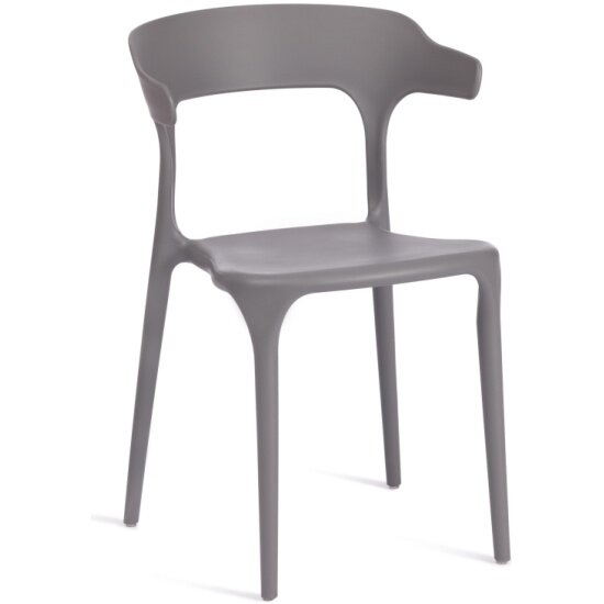 Комплект стульев Tetchair TON 4 шт (mod. PC33) пластик, 48 x 48 x 74 см, темно-серый (Dark grey NX-GR-20)