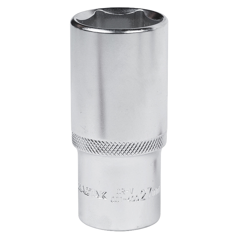 Мастак 001-40027 головка торцевая глубокая шестигранная 1 / 2 , 27 мм