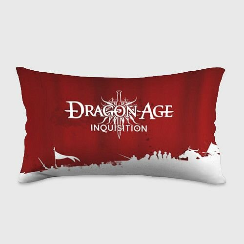 Dragon Age Inquisition art Прямоугольная подушка