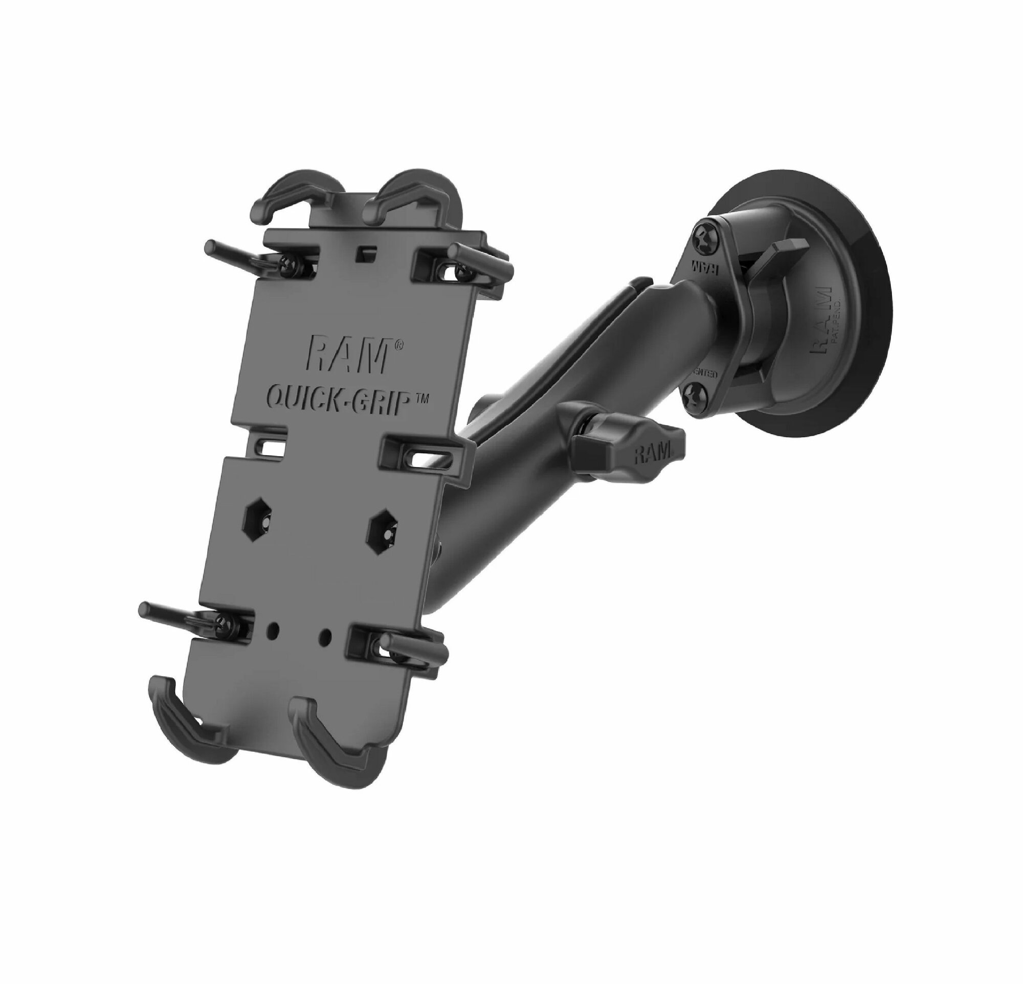 RAM-B-166-C-PD4U Крепление для телефона RAM Quick-Grip XL с присоской Twist-Lock длинное