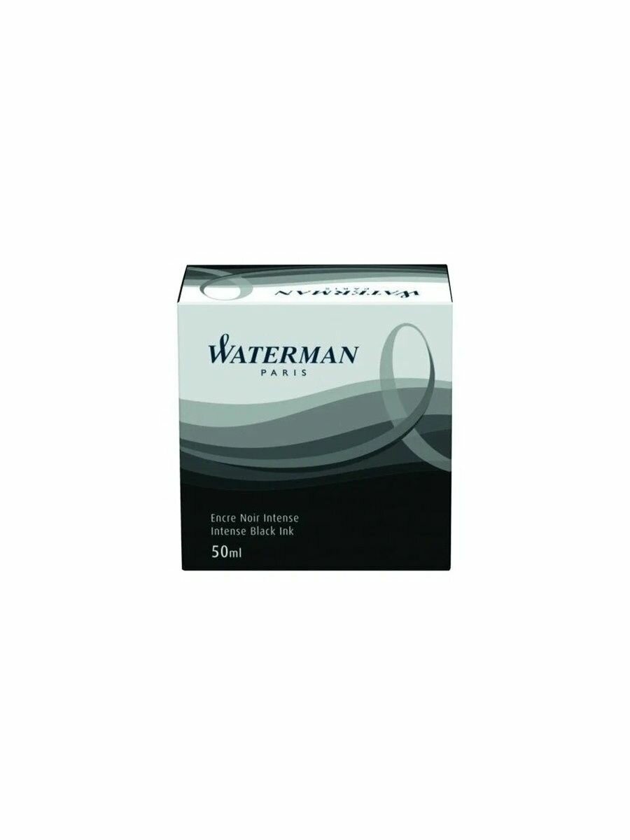 Чернила Waterman 50 мл, черные (S0110710)