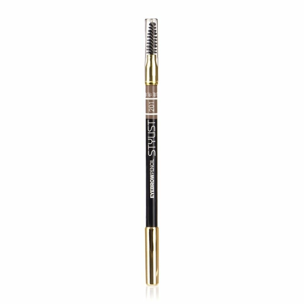Карандаш для бровей TF Cosmetics Тон 201, Пепельный блонд, с щеточкой