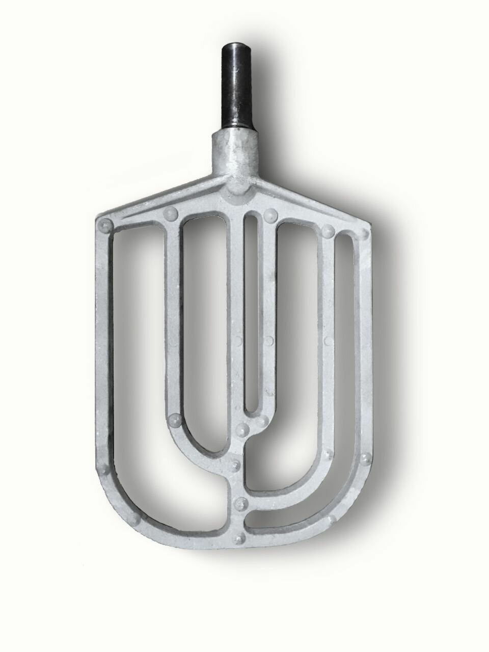 Лопатка для миксера планетарного МПВ 60. 480 х 260 мм, вал 28 мм. Станкостроитель