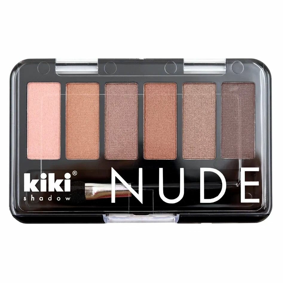 Тени для век Kiki 6-ти цветные, Nude, 902