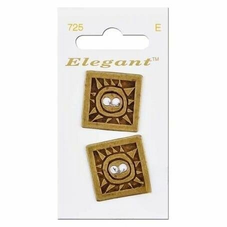 Пуговицы BLUMENTHAL LANSING "Elegant", золотистые, 32 мм, 2 шт