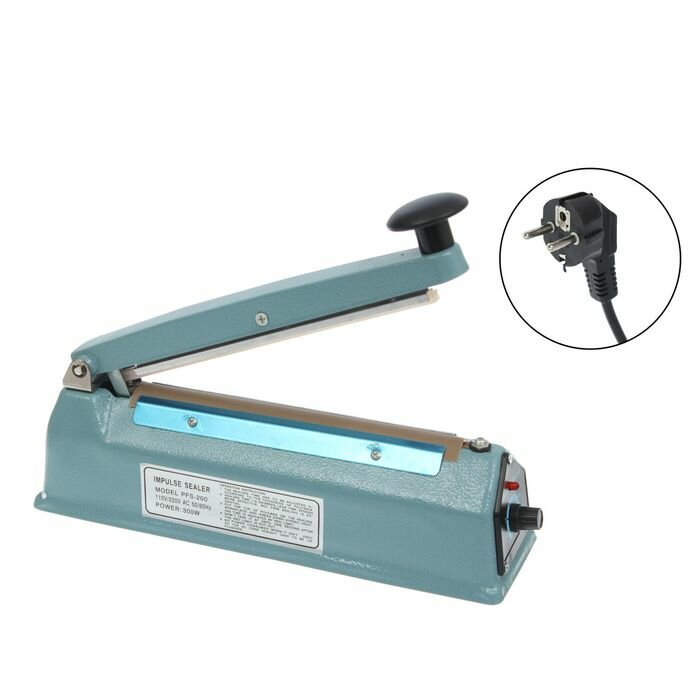 Импульсный запайщик BORO PFS-200P для запаивания фольгированных шаров, 300 Вт (19364)