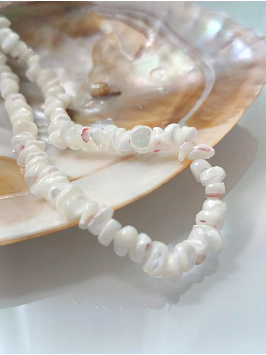 Перламутр Натуральный камень. Бусины для рукоделия