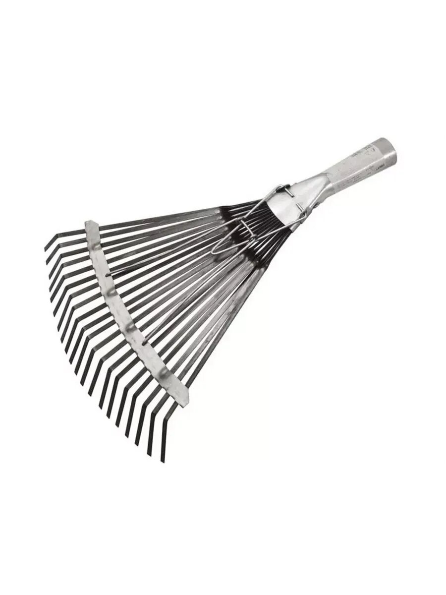 Грабли садовые веерные 20 зубьев USP без черенка регулировка ширины от 270 до 430 мм