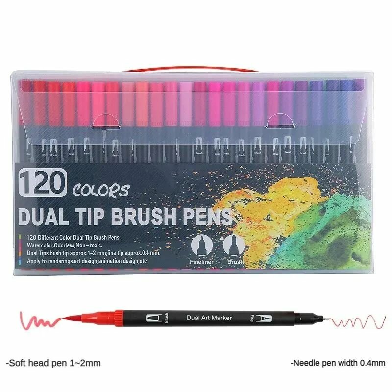 Набор маркеров Акриловый, 120 шт.