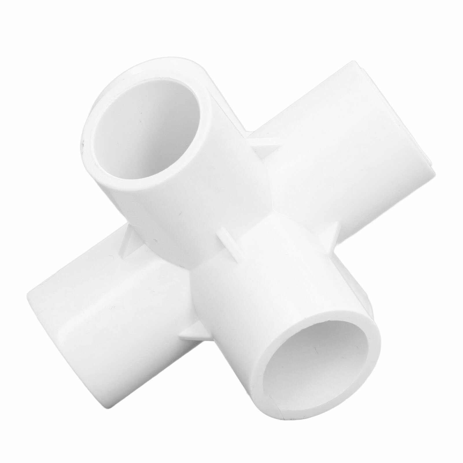 10 шт, 6-ходовые фитинги для труб, пластиковый угловой соединитель для труб из ПВХ, внутренний диаметр 20 мм, белый