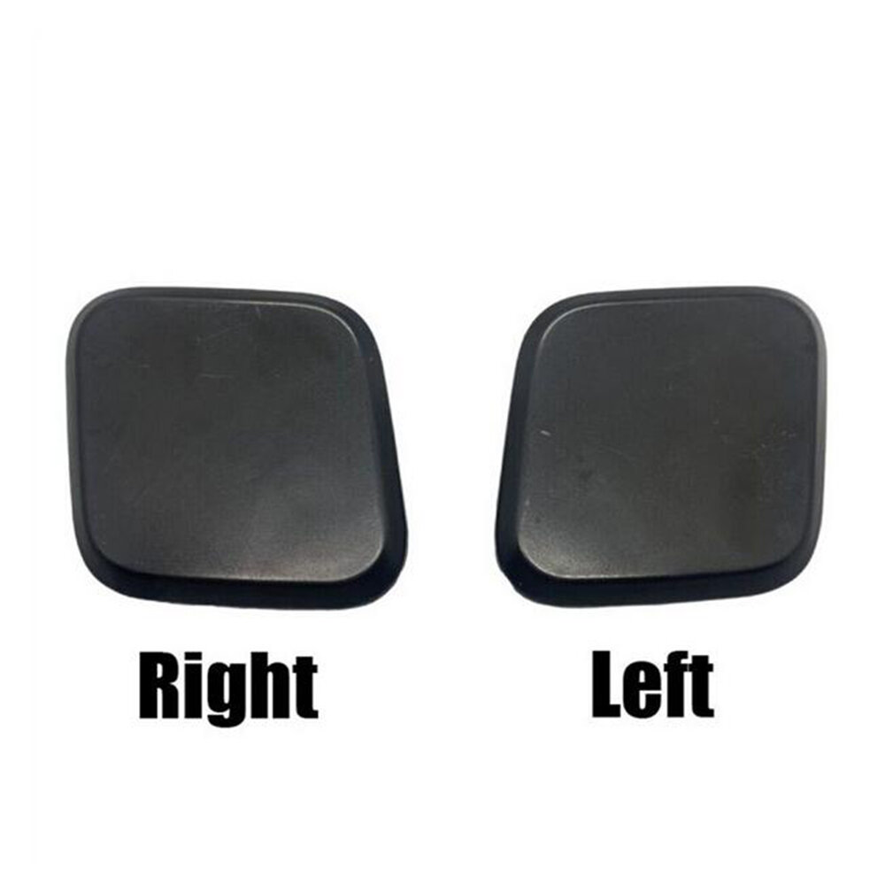 Новая Пара Черных Пластиковых Крышек Форсунок Омывателя Фар Для Ford Focus 2015-2018
